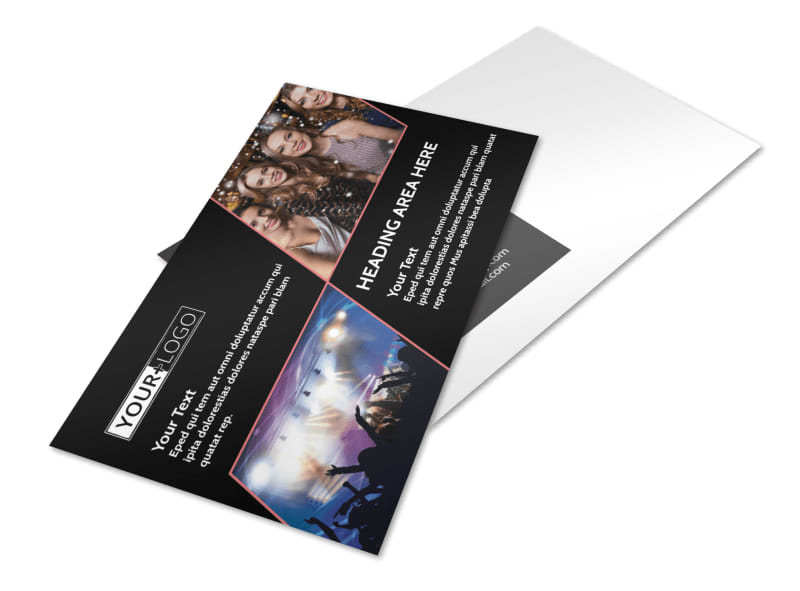 Nightclub Postcard Templates | MyCreativeShop