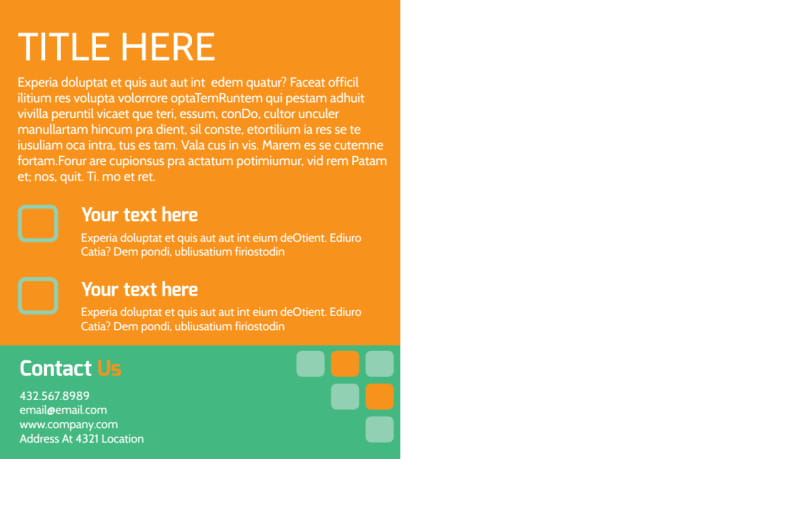 Charity Fundraiser Postcard Template | MyCreativeShop