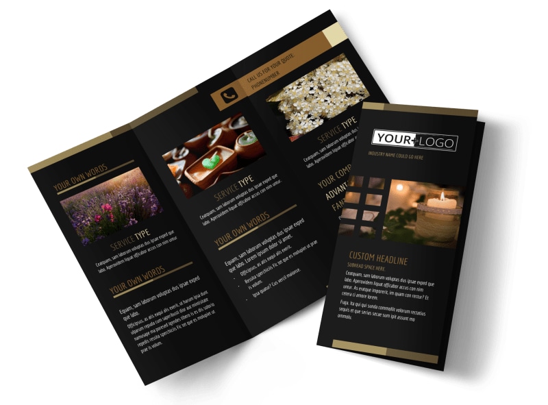 Candles & Scents Brochure Template | MyCreativeShop