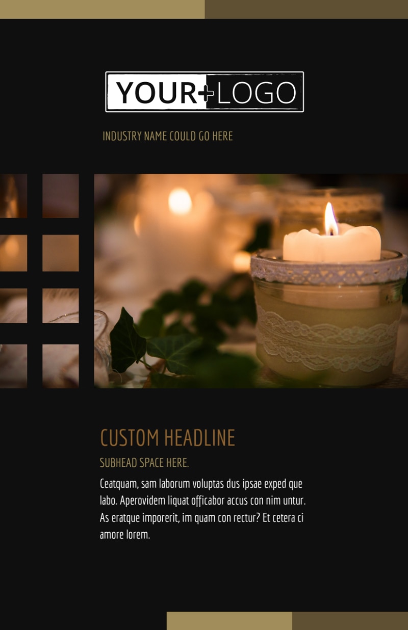 Candles & Scents Flyer Template | MyCreativeShop
