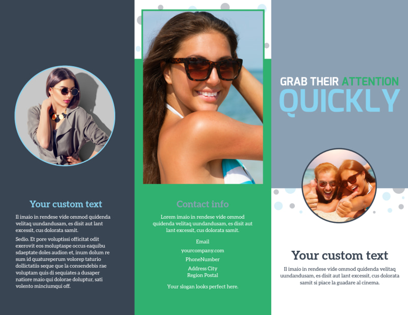 Popular Sunglasses Brochure Template | MyCreativeShop