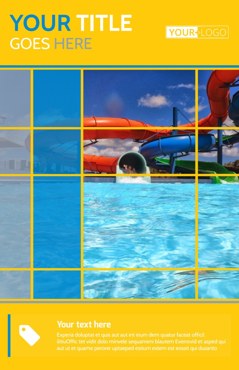 Water Park Flyer Template | MyCreativeShop