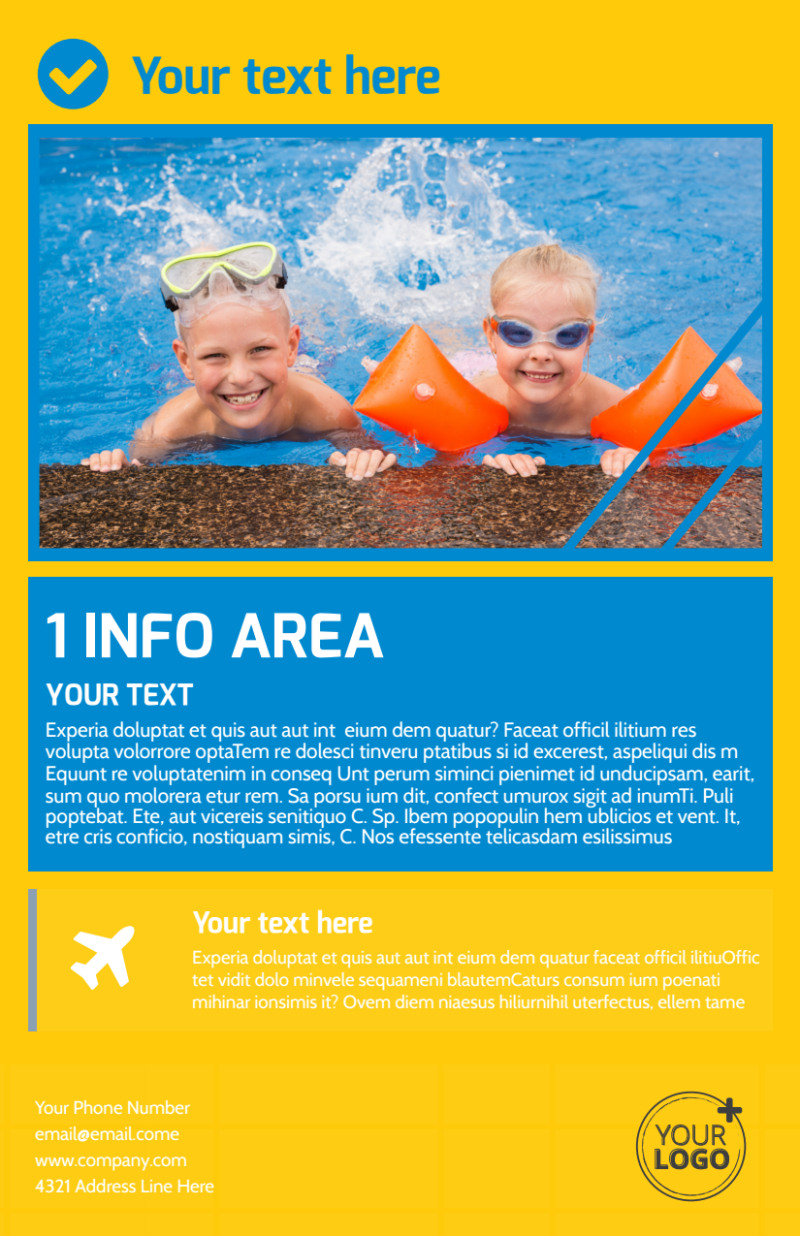 Water Park Flyer Template | MyCreativeShop