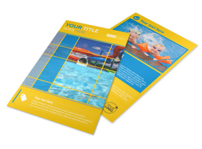 Water Park Flyer Template | MyCreativeShop