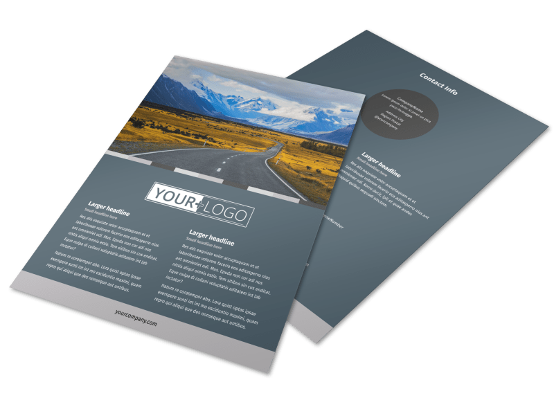 Bus Tours Flyer Template | MyCreativeShop