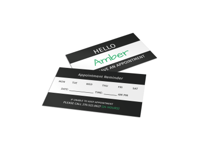 Reminder Card Templates | MyCreativeShop