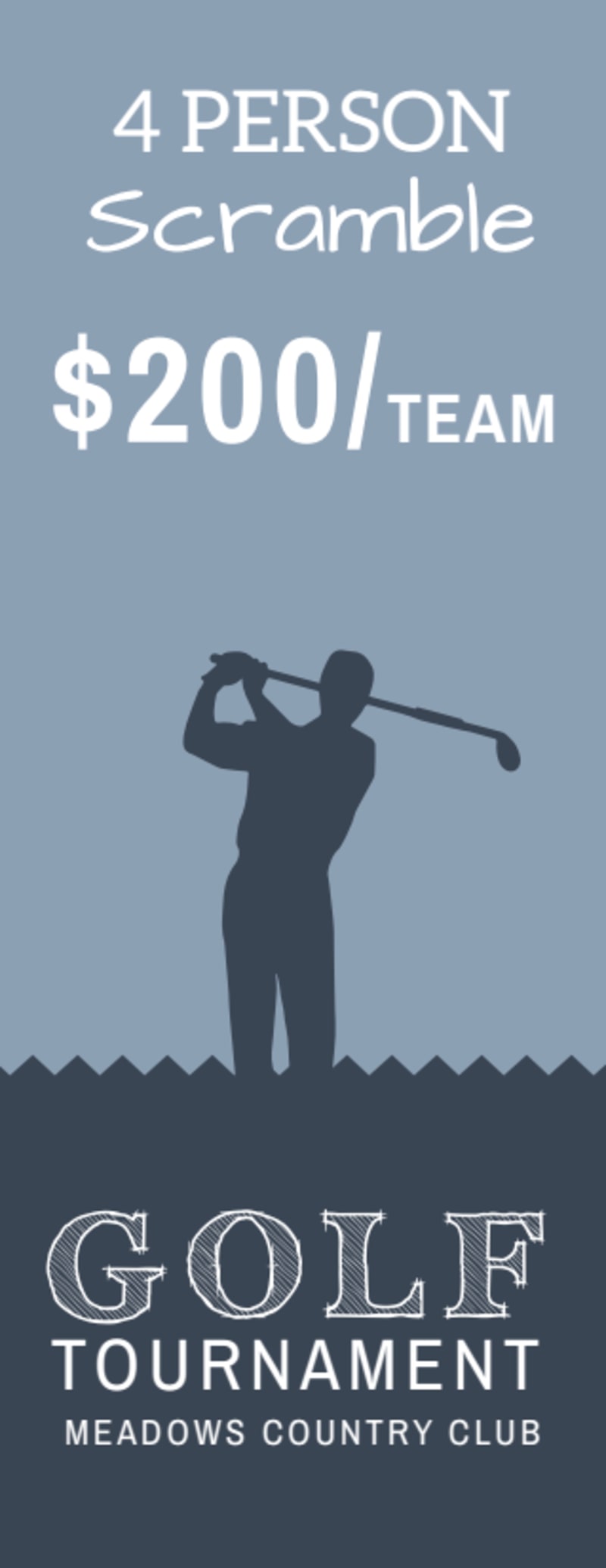 Golf Tournament Ticket Template | MyCreativeShop