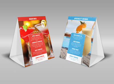 Table Tent Templates | MyCreativeShop