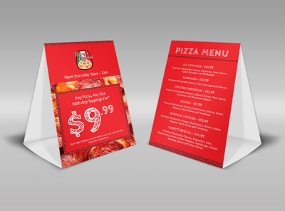 Table Tent Templates | MyCreativeShop