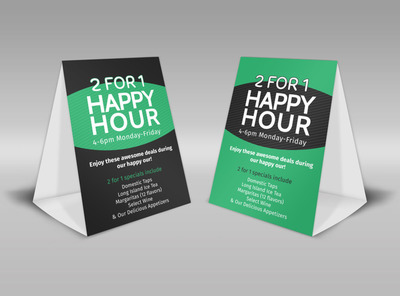 Table Tent Templates | MyCreativeShop