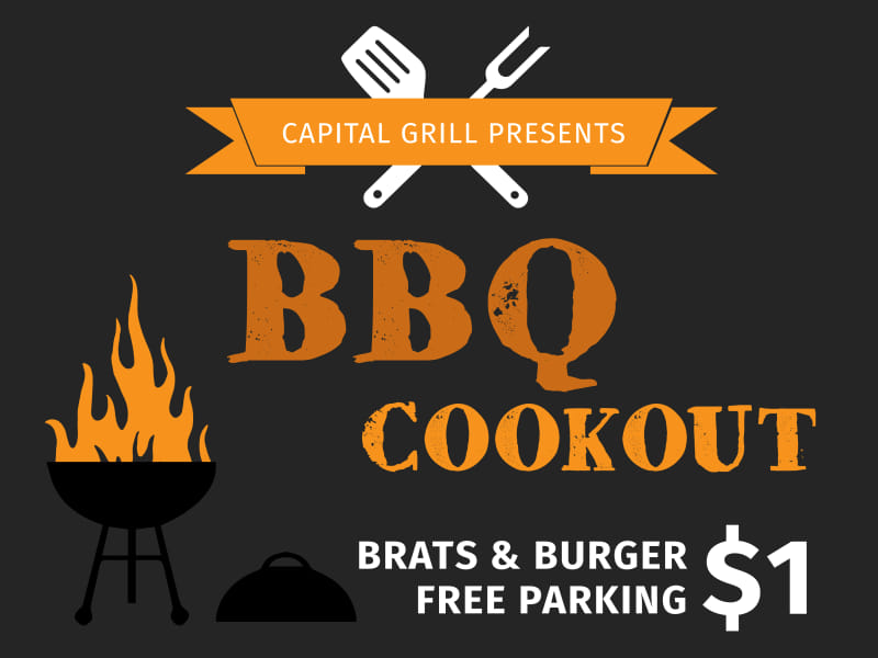 BBQ Cookout Yard Sign Template | MyCreativeShop