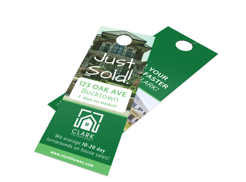 Real Estate Door Hanger Templates MyCreativeShop