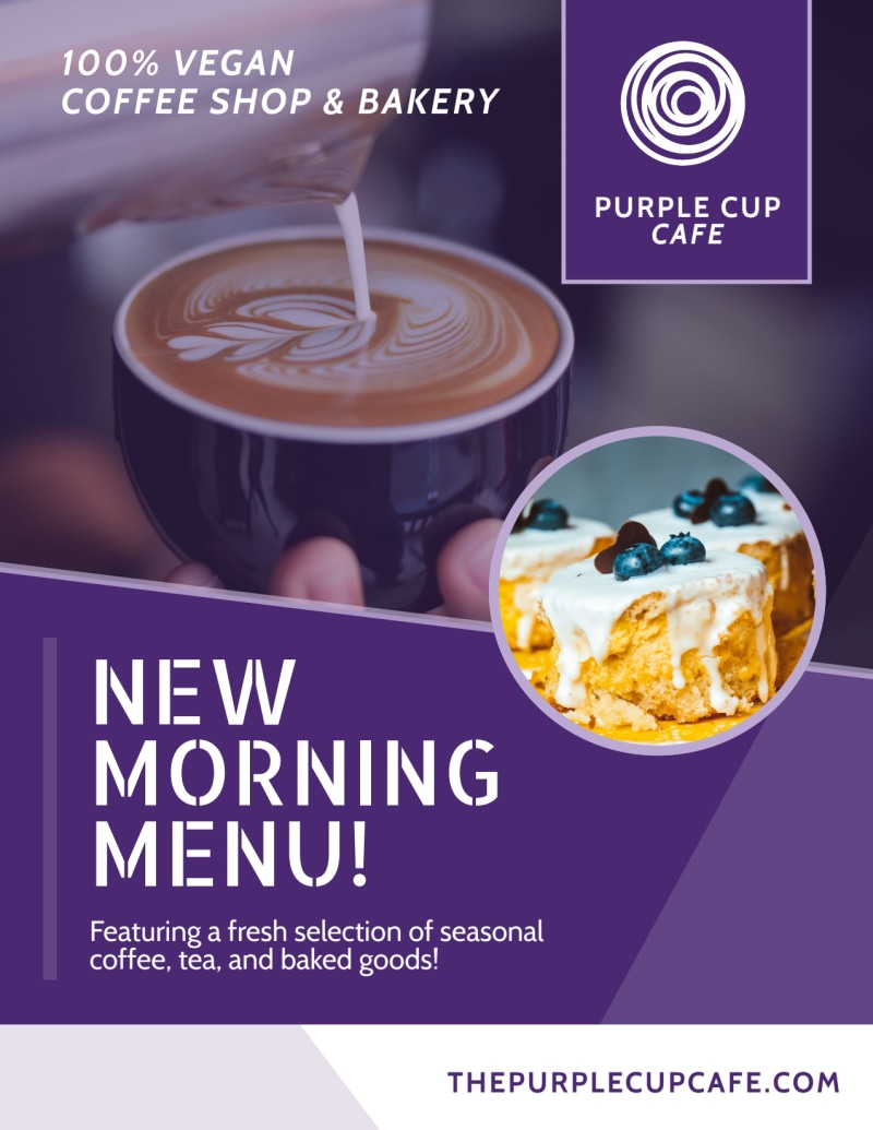 New Morning Menu Coffee Flyer Template | MyCreativeShop