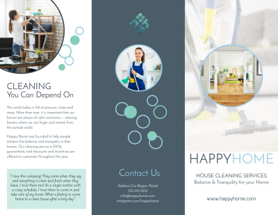 House Cleaning Brochure Templates | MyCreativeShop