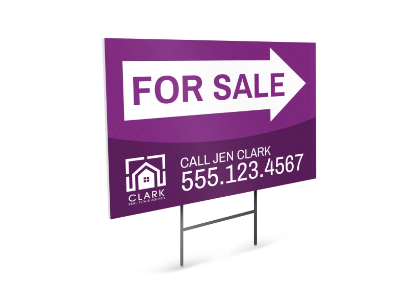Real Estate For Sale Yard Sign Template MyCreativeShop