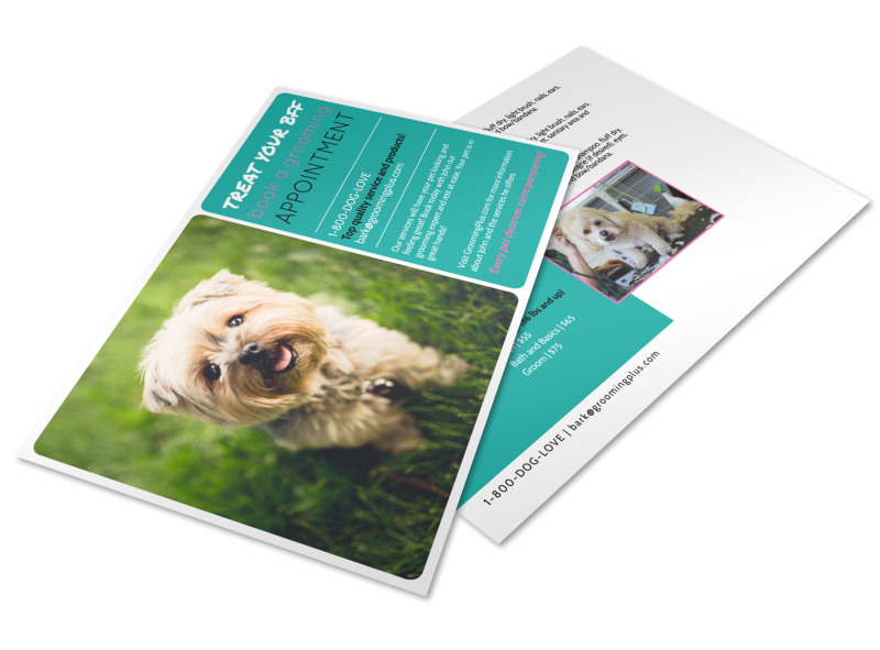 Pets & Animals Postcard Templates | MyCreativeShop