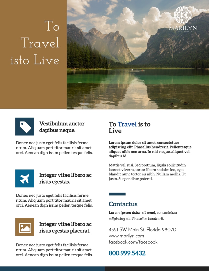 Beautiful Travel Agency Flyer Template | MyCreativeShop Beautiful Travel Agency Flyer Template | MyCreativeShop