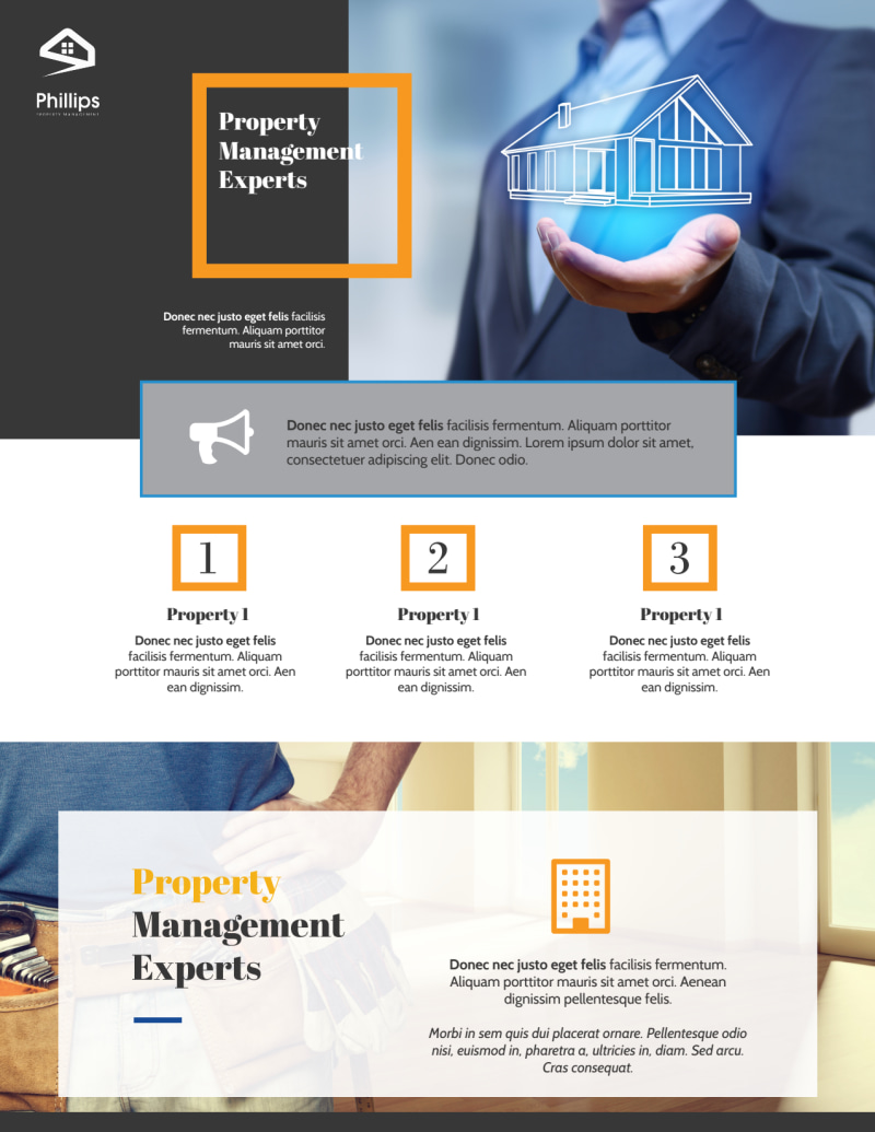Awesome Property Management Flyer Template MyCreativeShop