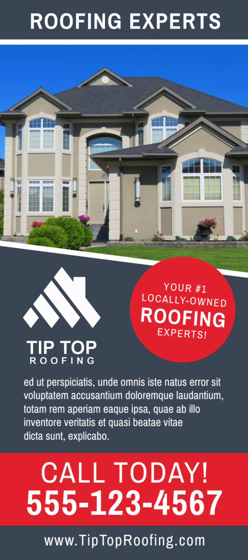 Local Roofing Flyer Template MyCreativeShop