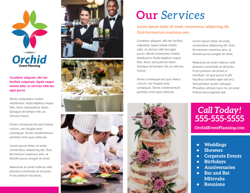 Vistaprint Brochures For Event Planning