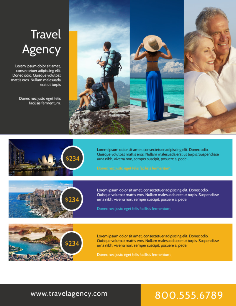 Awesome Travel Agency Flyer Template | MyCreativeShop Awesome Travel Agency Flyer Template | MyCreativeShop