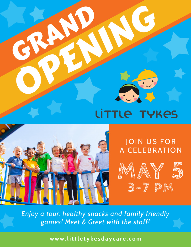 Sample Grand Opening Flyer Templates