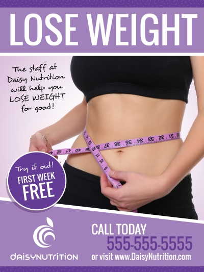 Weight Loss Poster Templates | MyCreativeShop