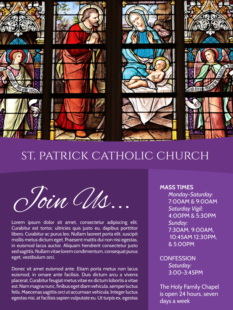 Church Service Poster Template | MyCreativeShop Church Service Poster Template | MyCreativeShop