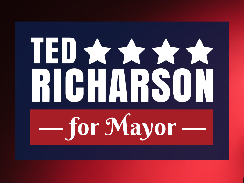 Mayor Political Yard Sign Template MyCreativeShop