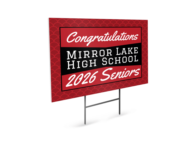 Senior Graduation Yard Sign Template MyCreativeShop