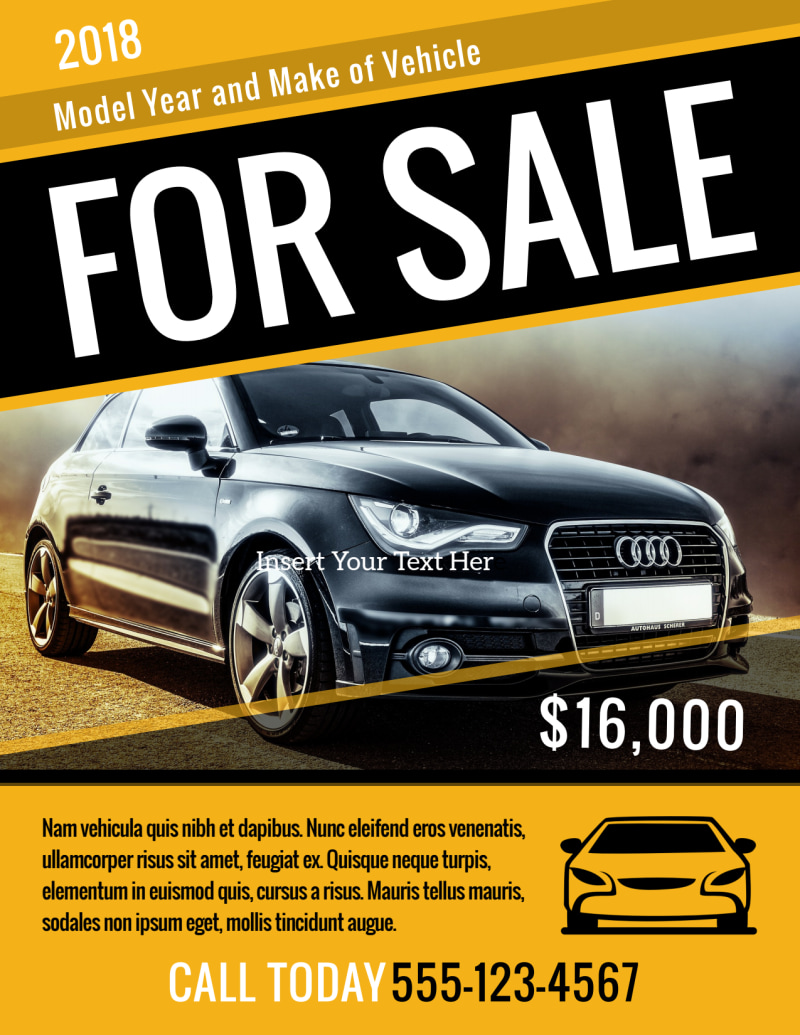 Car Sales Text Templates