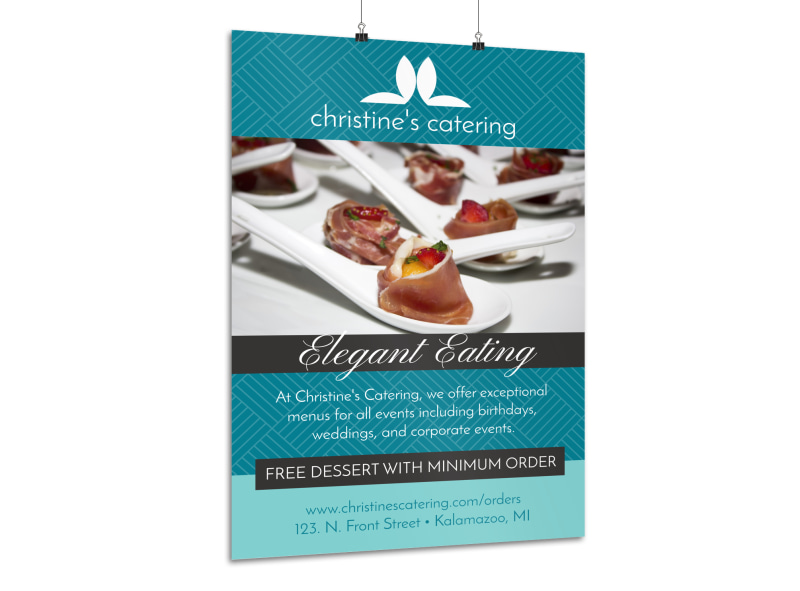 Elegant Catering Poster Template | MyCreativeShop