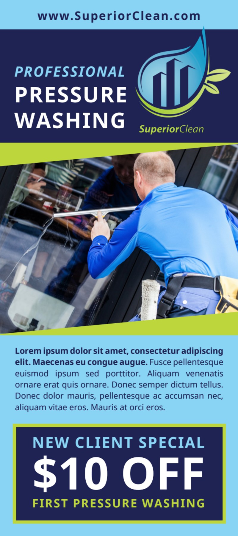 Pressure Washing Flyer Templates