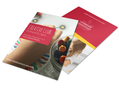 School Club Flyer Templates | MyCreativeShop