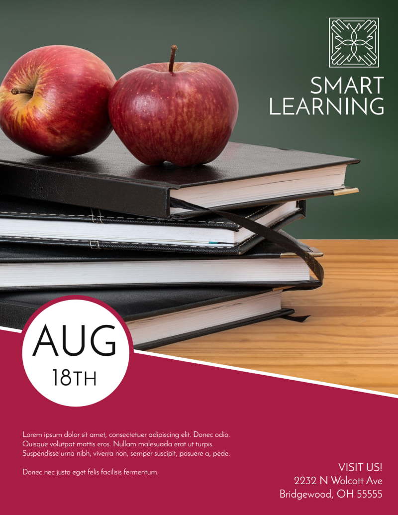 Back To School Club Flyer Template MyCreativeShop