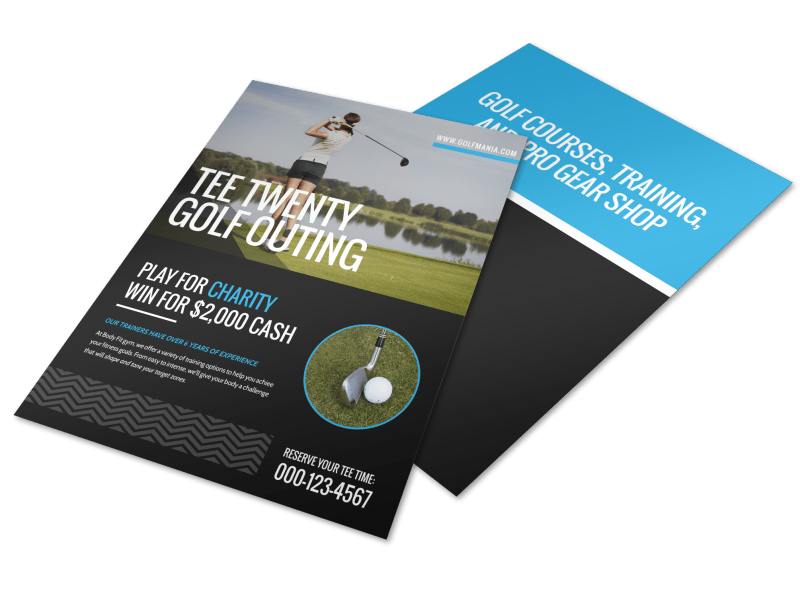 Golf Outing Flyer Template MyCreativeShop