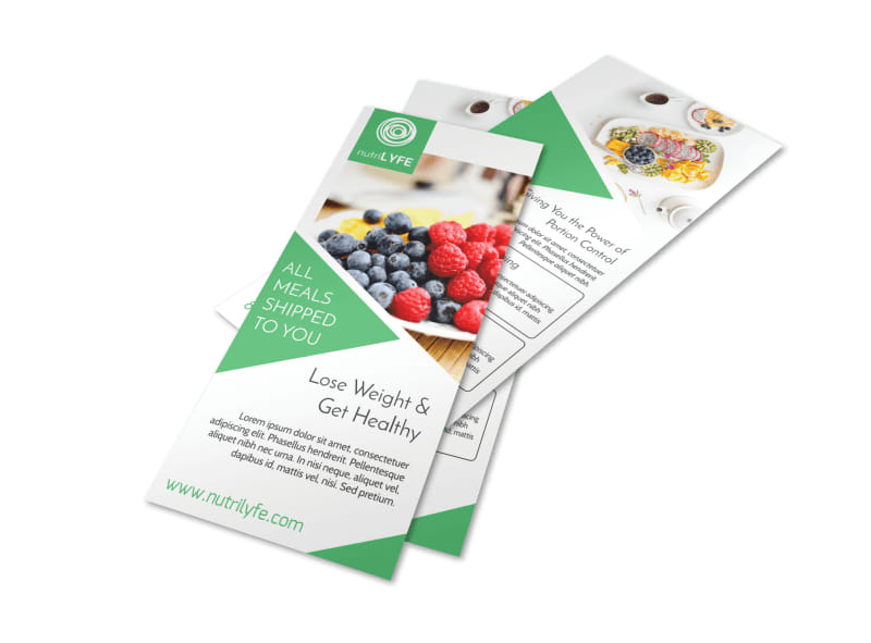 Nutrition Flyer Templates MyCreativeShop