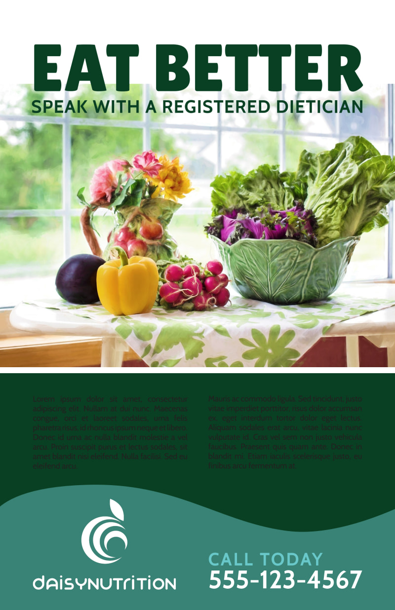 Nutrition Poster Design Ideas