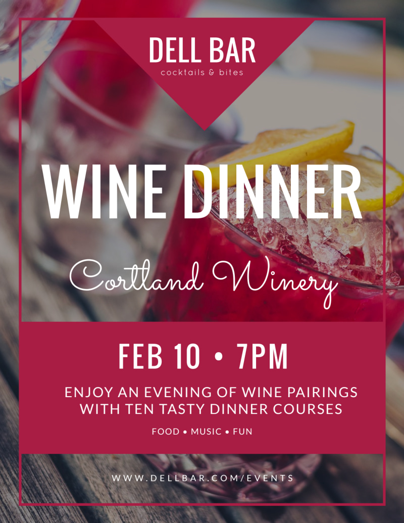 Wine Dinner Flyer Template MyCreativeShop