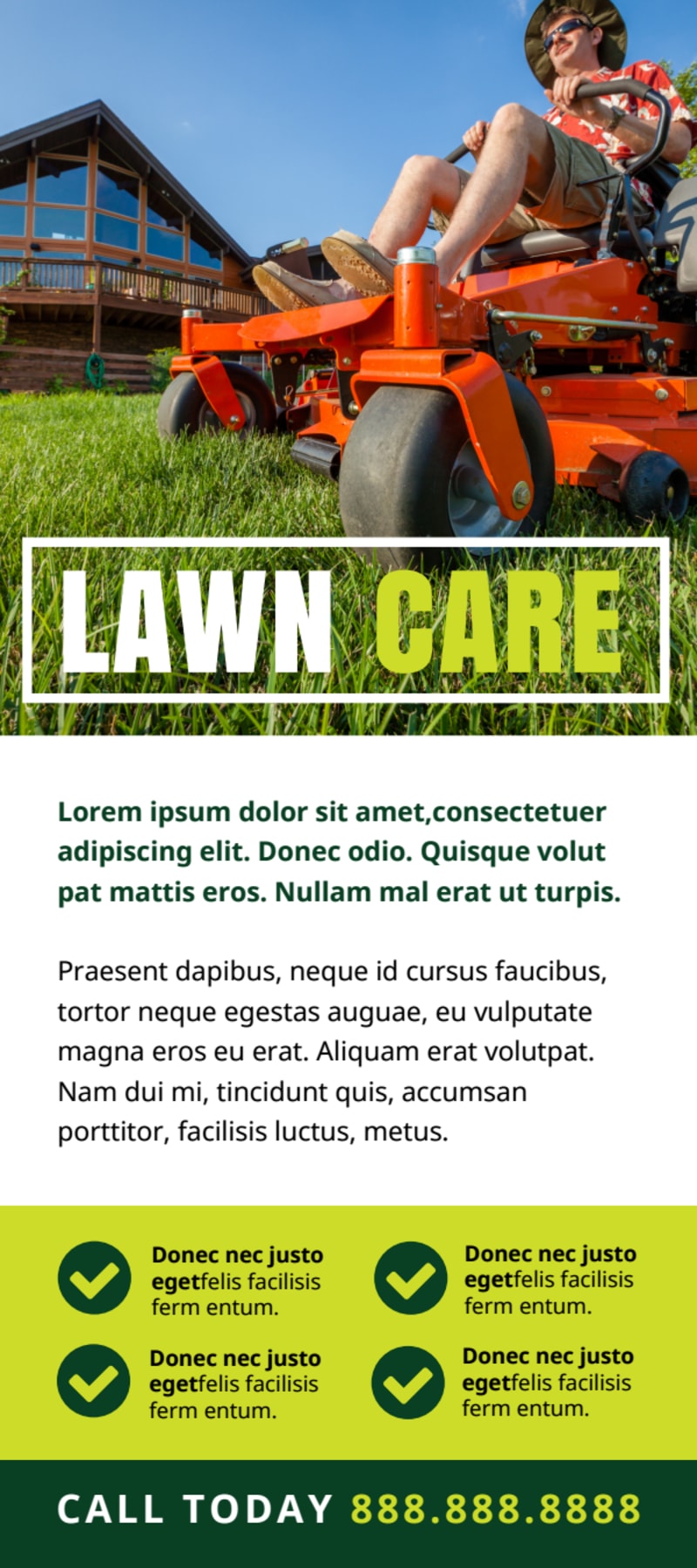 Lawn Care Simple Flyer Template MyCreativeShop