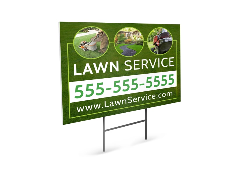Lawn Garden Yard Sign Templates MyCreativeShop
