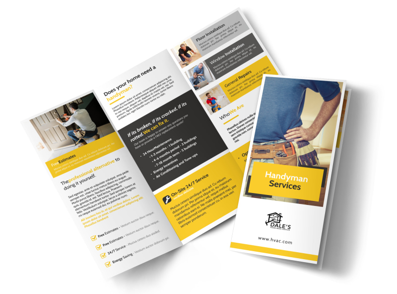 Construction Brochure Templates MyCreativeShop