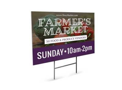 Agriculture Yard Sign Templates | MyCreativeShop