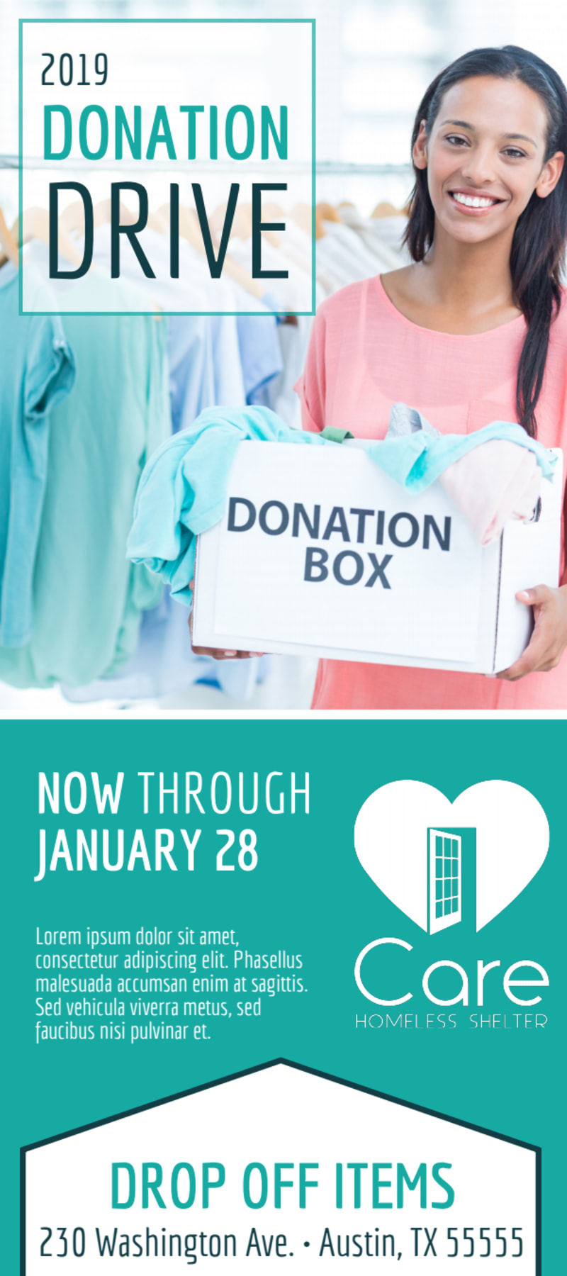 Donation Flyer Template
