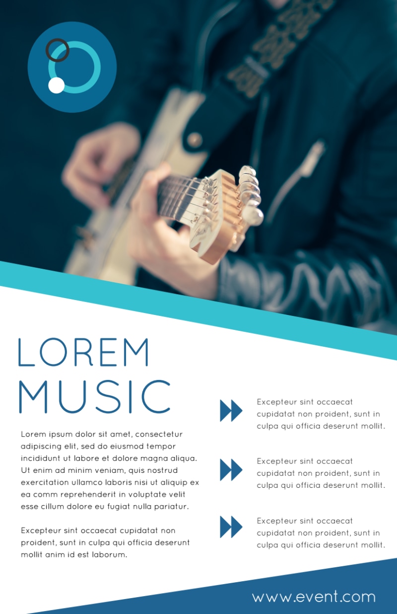 Simple Band Music Flyer Template | MyCreativeShop