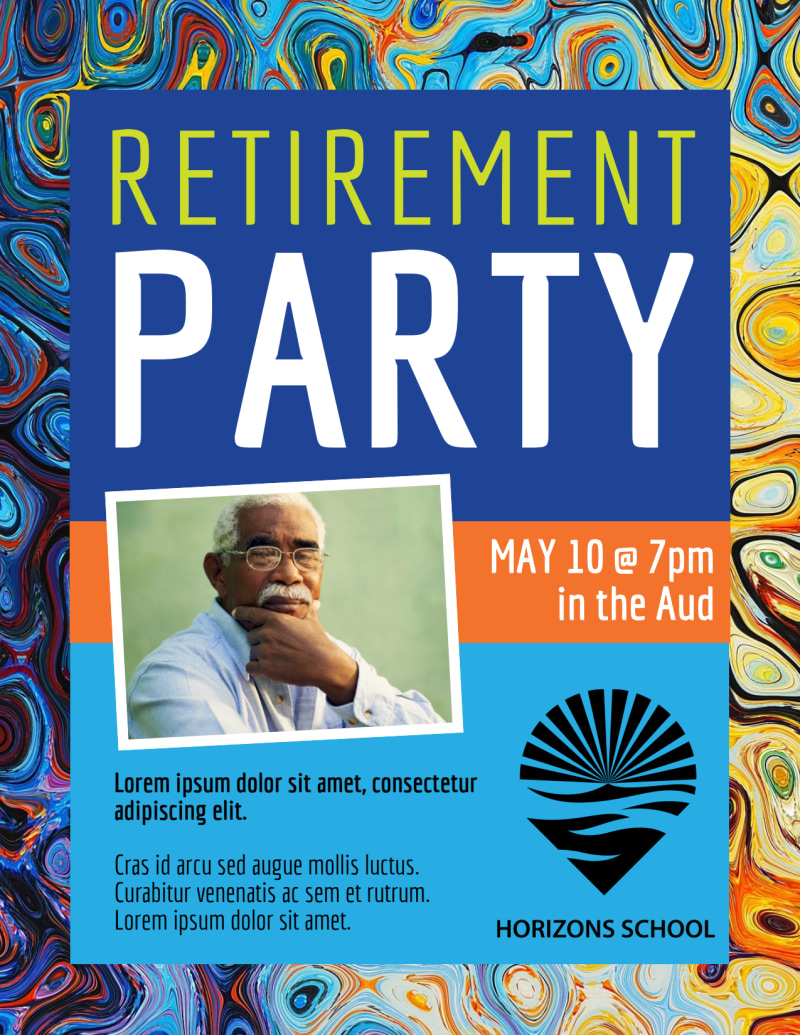Retirement Flyer Template Free