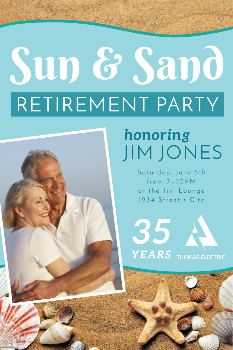 Retirement Poster Template