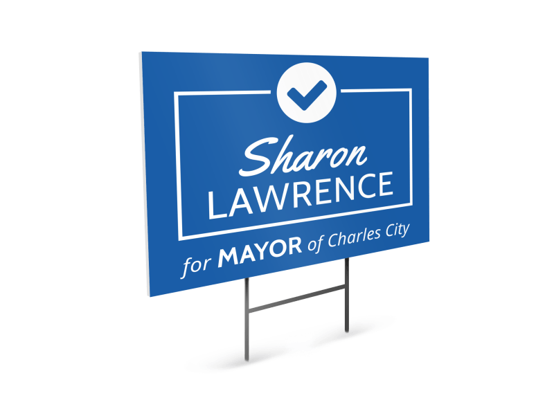Mayor Campaign Yard Sign Template MyCreativeShop