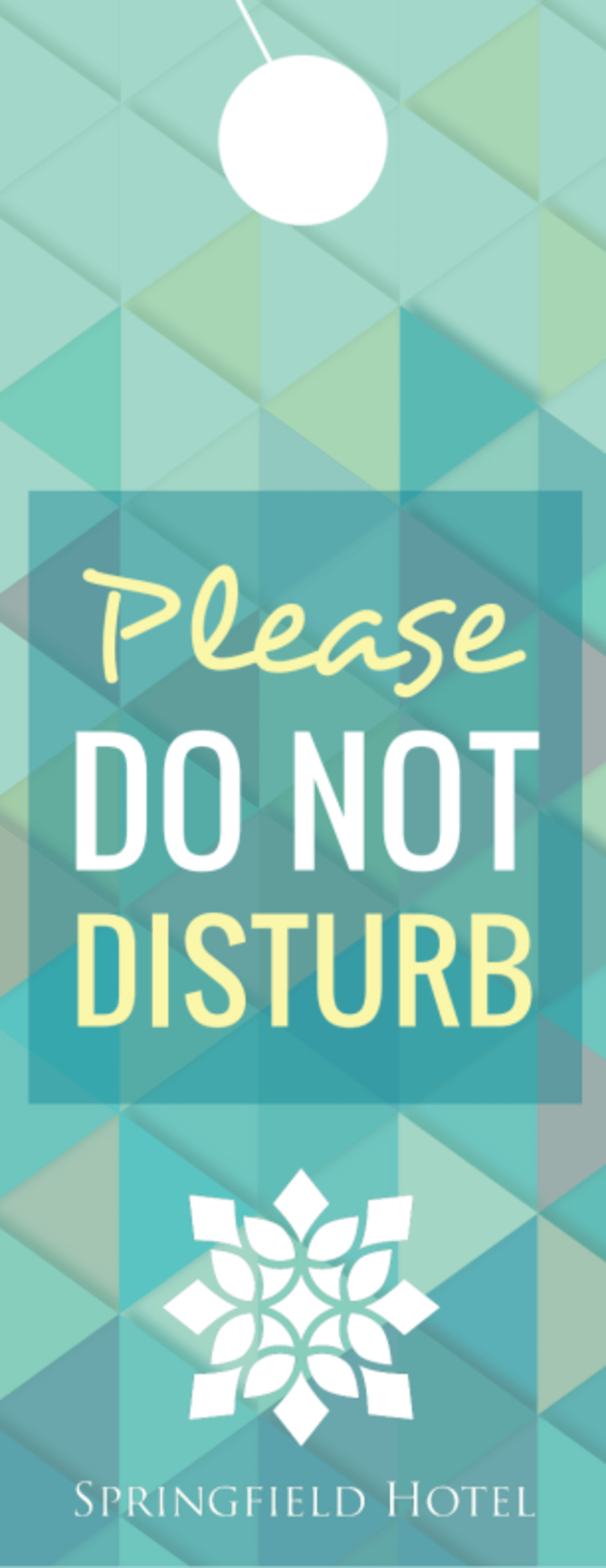 Hotel Do Not Disturb Door Hanger Template MyCreativeShop
