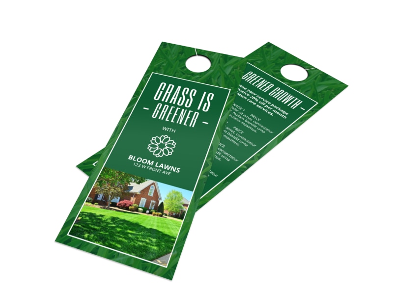 Lawn Garden Door Hanger Templates MyCreativeShop
